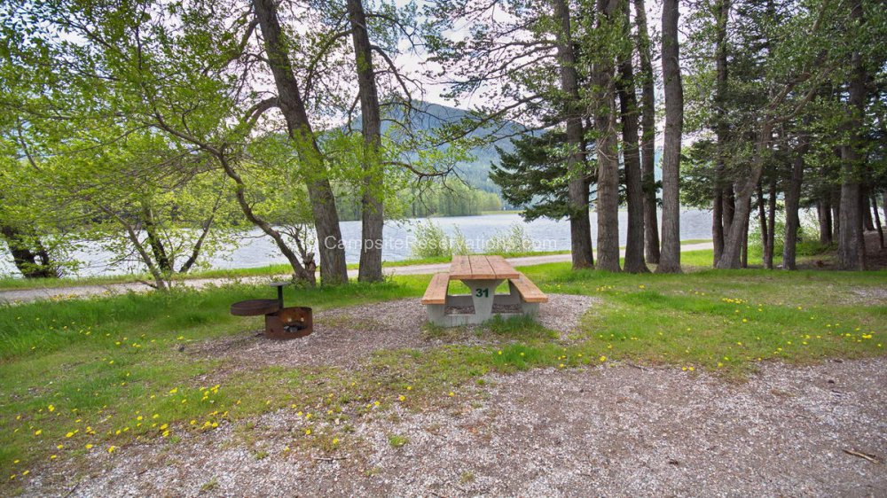 Photo of Campsite 31 in Lake Loop at Island Lake Provincial Recreation ...