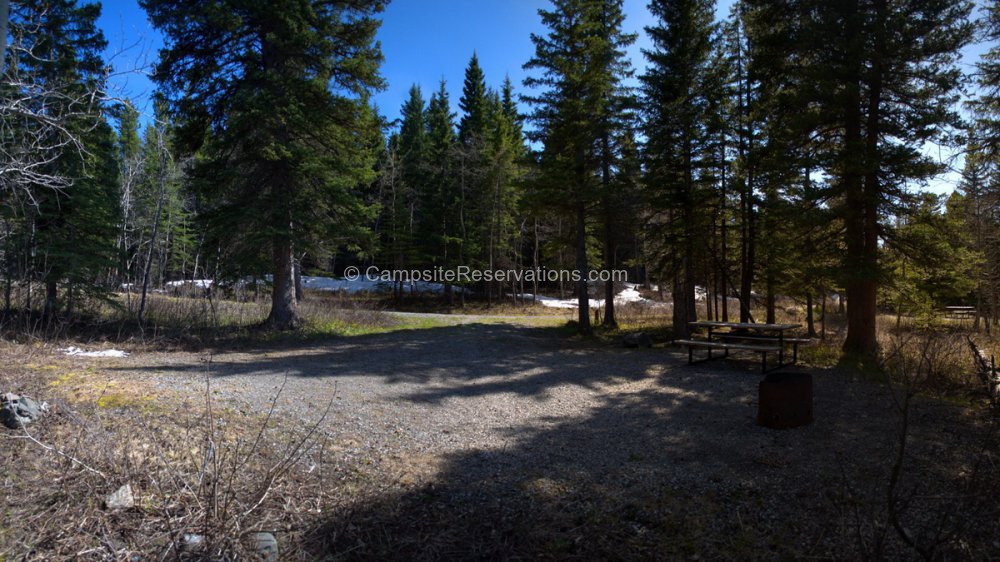 Photo of Campsite 04 in Beaver Mines Lake Provincial Recreation Area ...