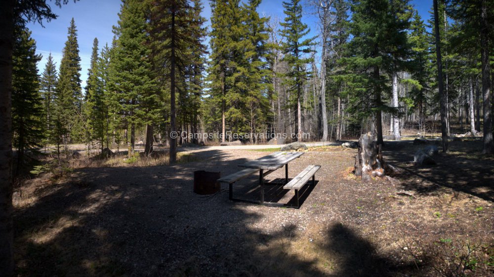 Campsite 35 in Beaver Mines Lake Provincial Recreation Area - 1st Lake ...