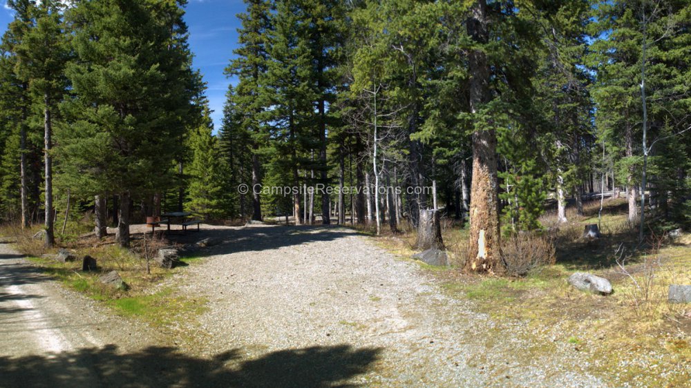 Photo of Campsite 43 in Beaver Mines Lake Provincial Recreation Area ...