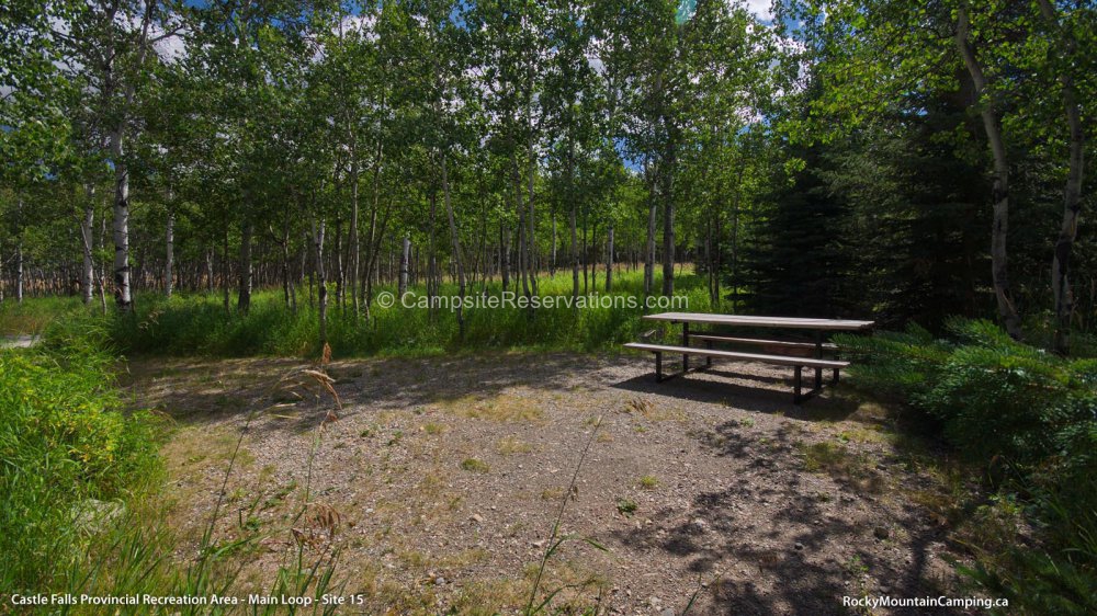 Photo of Campsite 15 in Castle Falls - Main Loop at Castle Falls ...