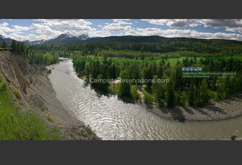 Castle River Bridge Provincial Recreation Area, Alberta, Canada