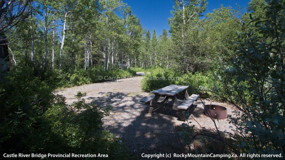 Castle River Bridge Provincial Recreation Area, Alberta, Canada