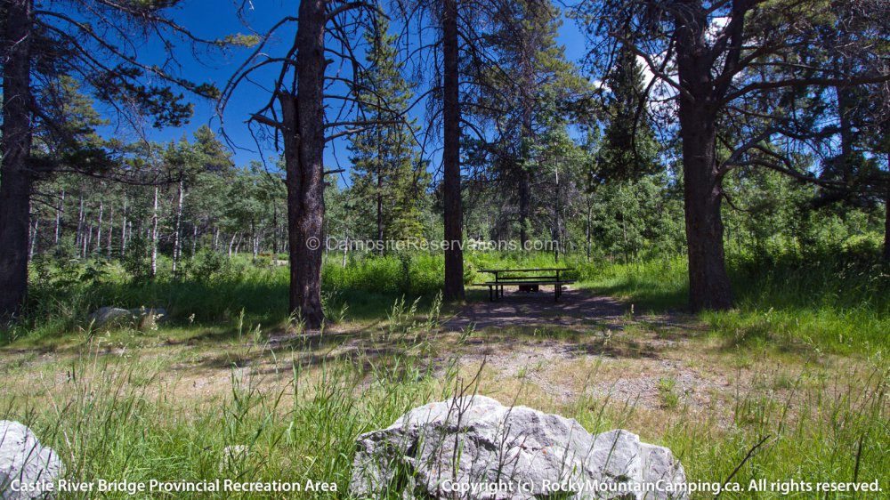 Castle River Bridge Provincial Recreation Area, Alberta, Canada