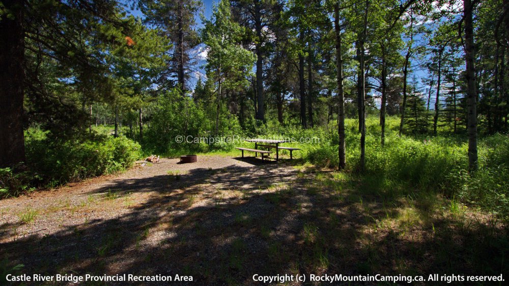 Castle River Bridge Provincial Recreation Area, Alberta, Canada