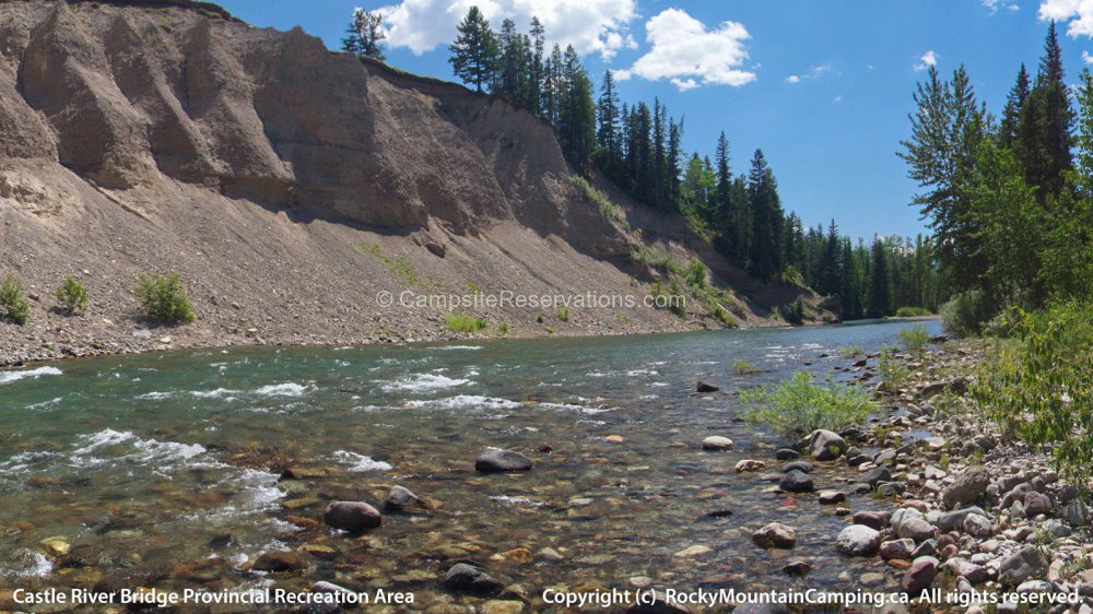 Castle River Bridge Provincial Recreation Area, Alberta, Canada