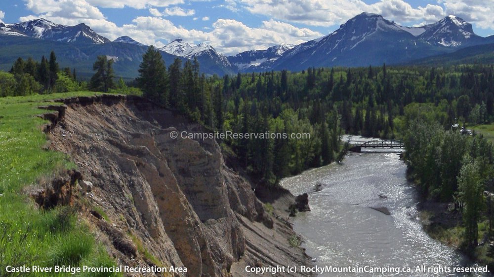 Castle River Bridge Provincial Recreation Area, Alberta, Canada
