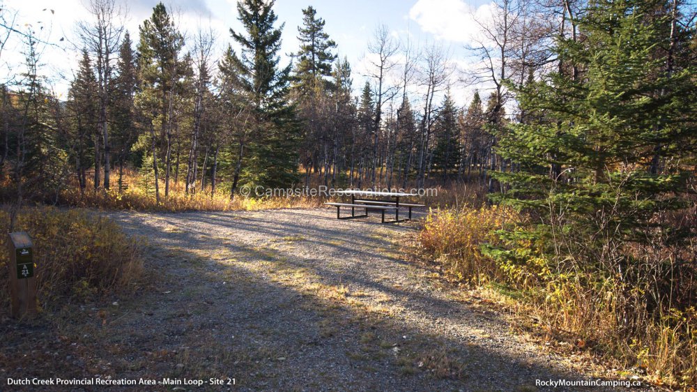 Campsite 21 in Castle River Bridge - Main Loop at Castle River Bridge ...