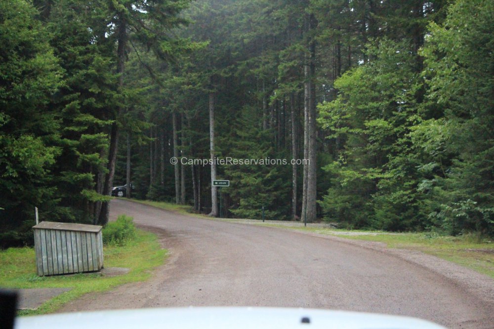Point Wolfe Campground at Fundy National Park, New Brunswick, Canada