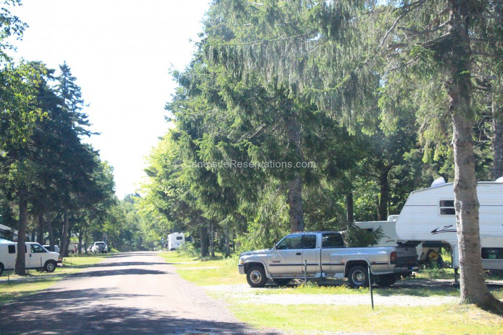 Photo of Headquarters Campground at Fundy National Park, New Brunswick ...