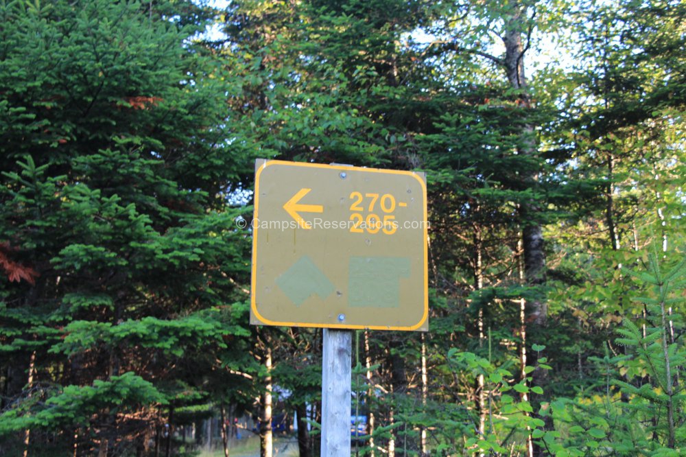Chignecto North Campground at Fundy National Park, New Brunswick, Canada