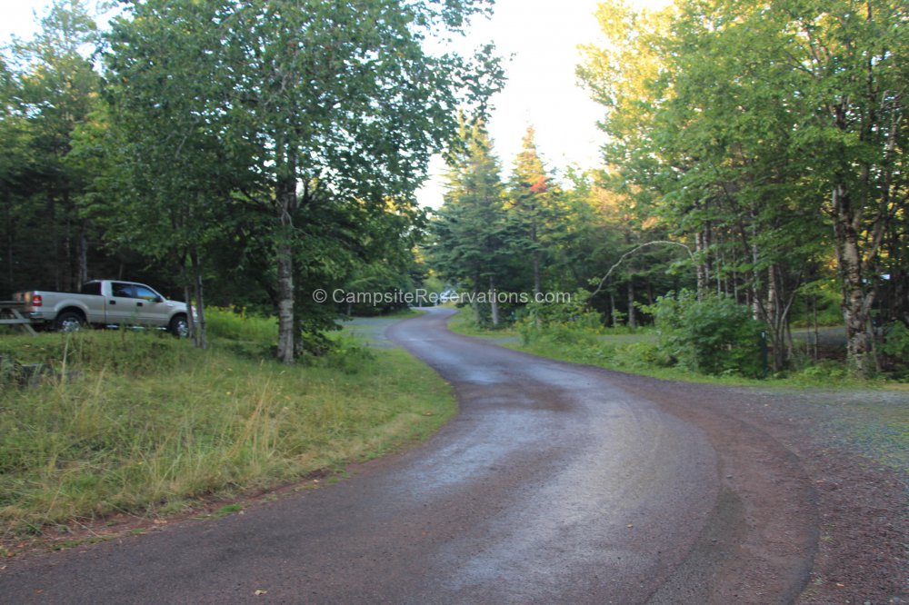Chignecto North Campground at Fundy National Park, New Brunswick, Canada
