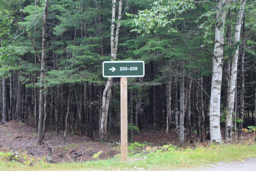 Chignecto North Campground at Fundy National Park, New Brunswick, Canada