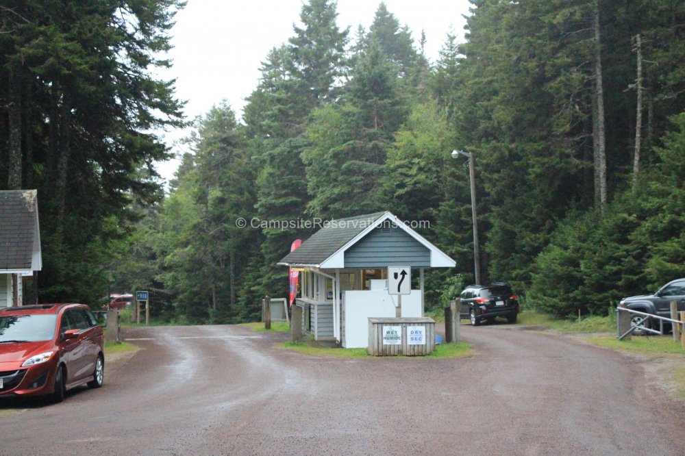Point Wolfe Campground at Fundy National Park, New Brunswick, Canada