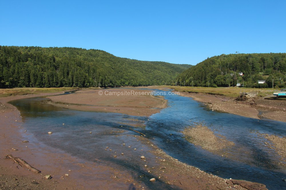 Headquarters Campground at Fundy National Park, New Brunswick, Canada