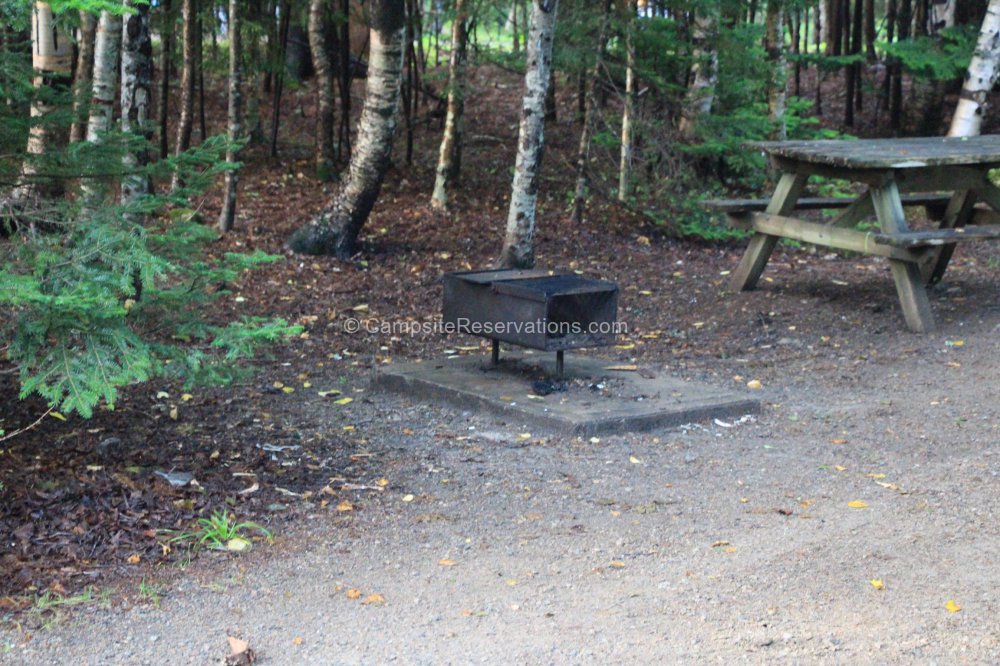Campsite 277 in Chignecto North Campground at Fundy National Park, New ...
