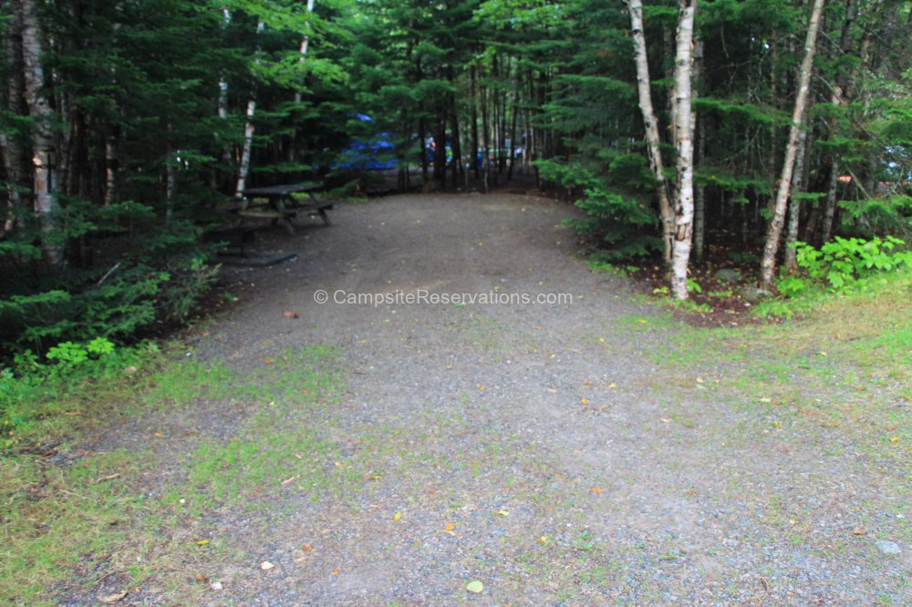 Campsite 277 in Chignecto North Campground at Fundy National Park, New ...