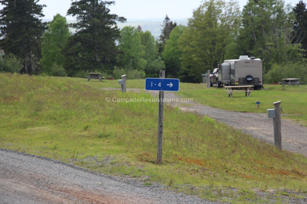 Five Islands Provincial Park Campground at Five Islands Provincial Park ...