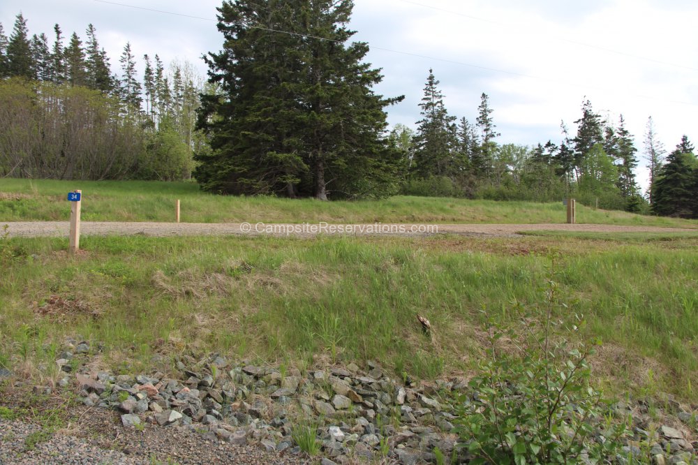 Campsite 34 in Five Islands Provincial Park Campground at Five Islands ...