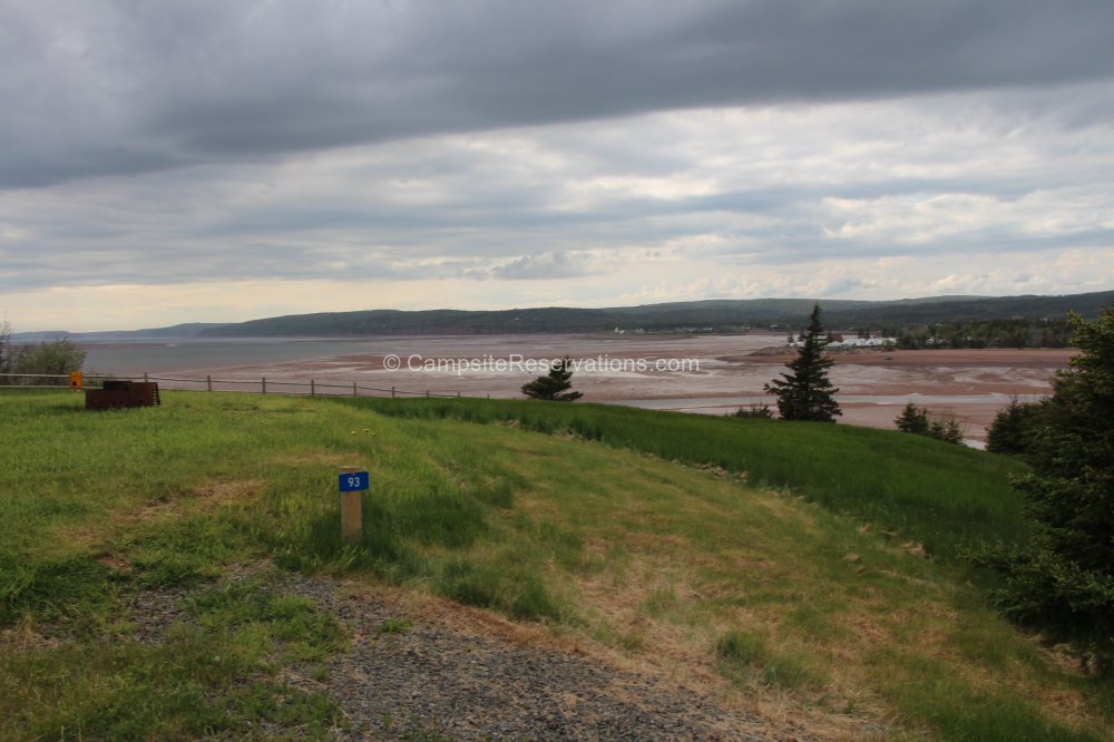 Campsite 93 in Five Islands Provincial Park Campground at Five Islands ...