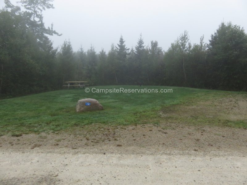 Campsite 74 in Graves Island Provincial Park Campground at Graves ...