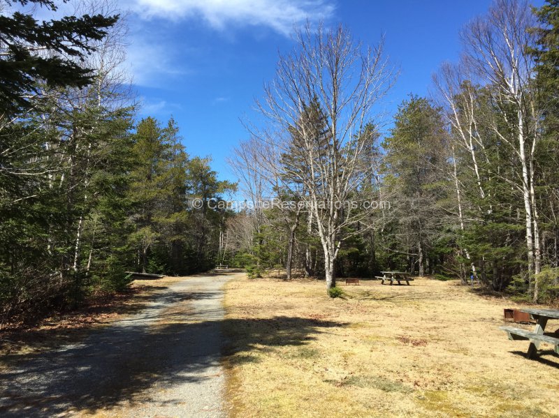 Mira River Provincial Park Campground at Mira River Provincial Park ...