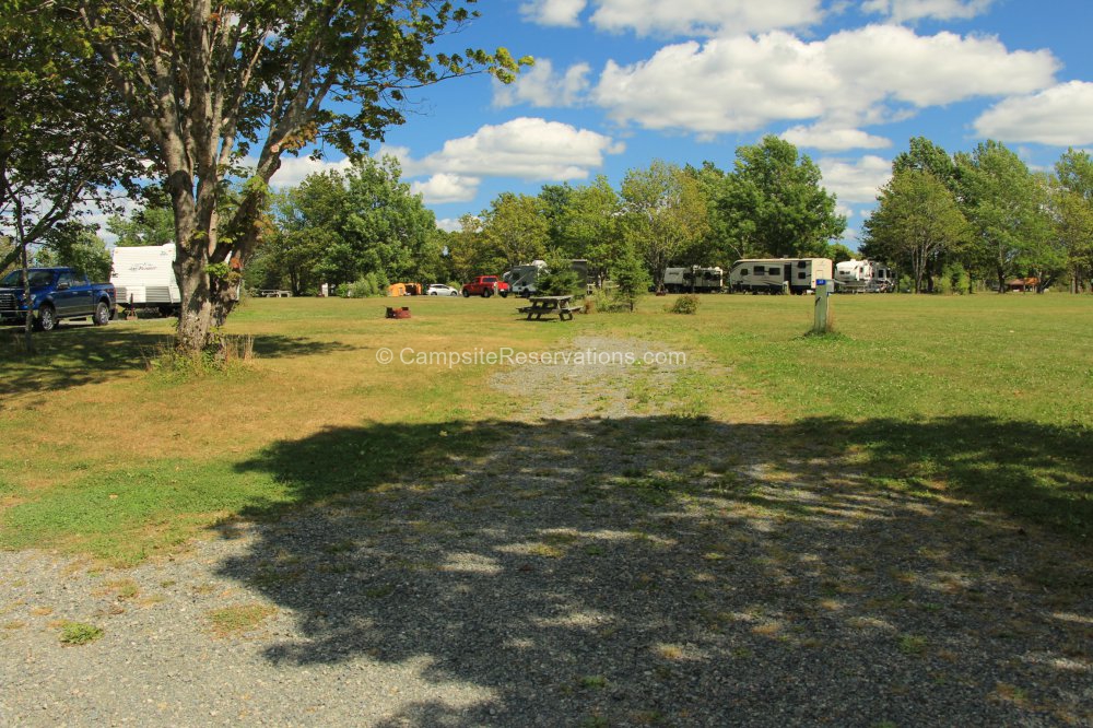 Campsite 020 in Mira River Provincial Park Campground at Mira River ...