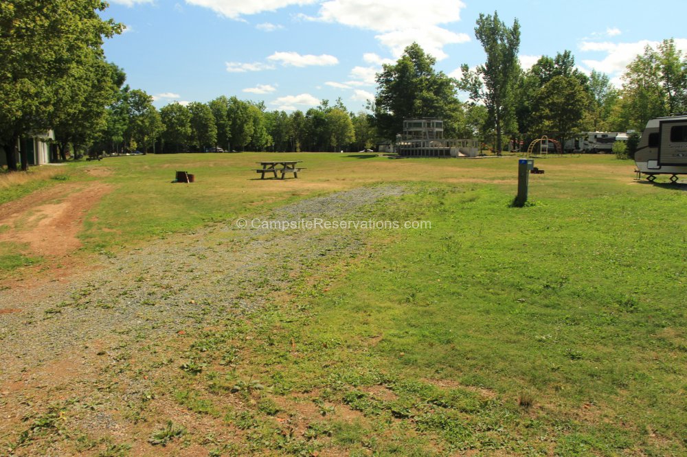 Campsite 031 in Mira River Provincial Park Campground at Mira River ...