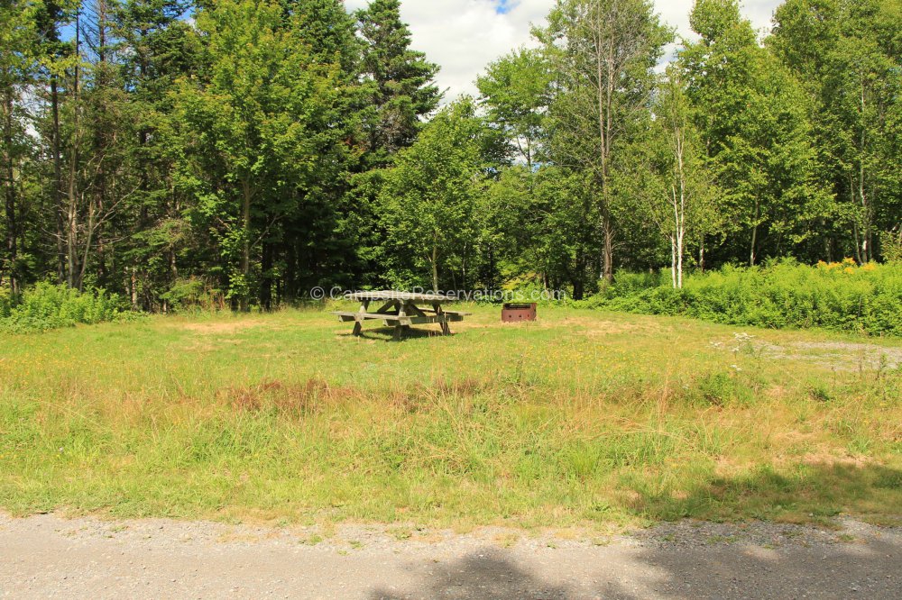 Campsite 090 in Mira River Provincial Park Campground at Mira River ...