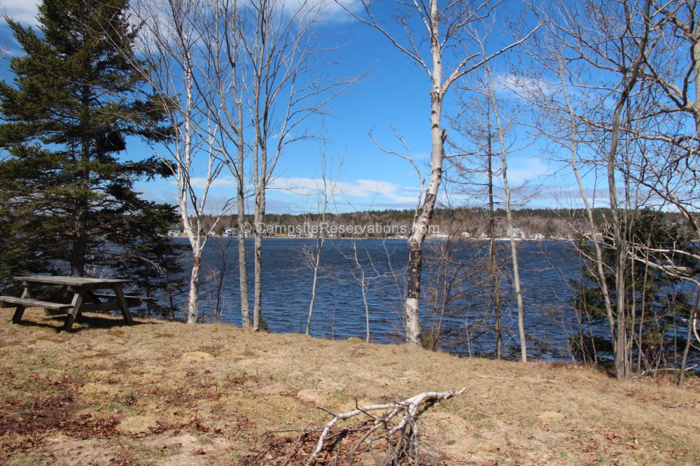 Campsite 185 in Mira River Provincial Park Campground at Mira River ...