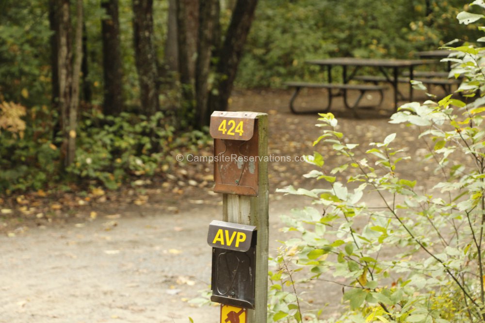Photo of Campsite 424 in Roe Campground at Arrowhead Provincial Park ...
