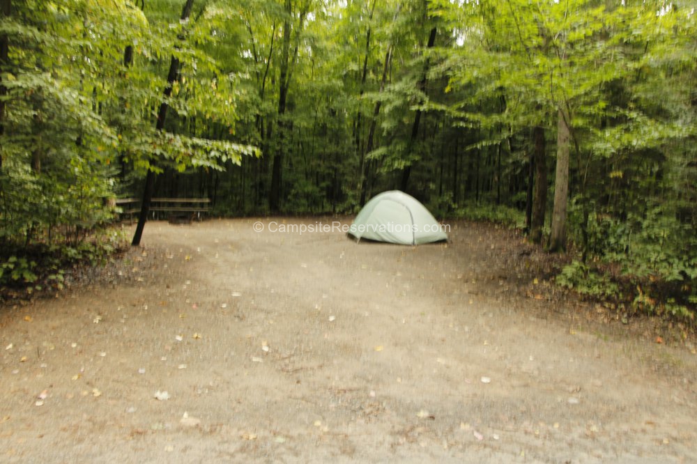 Photo of Campsite 490 in Roe Campground at Arrowhead Provincial Park ...
