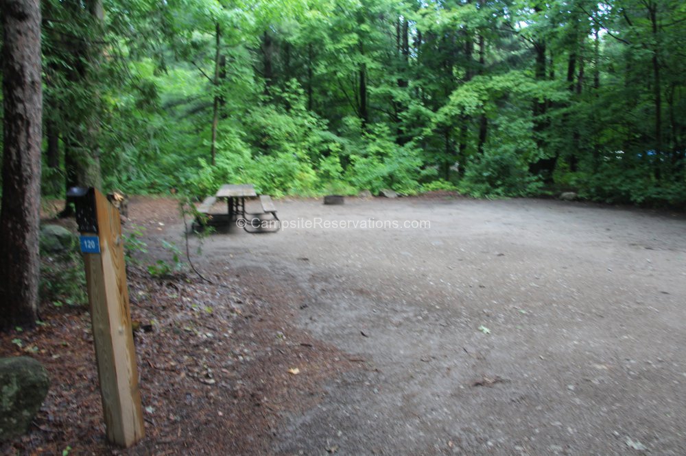 Photo of Campsite 120 in Hilltop Campground at Bass Lake Provincial ...