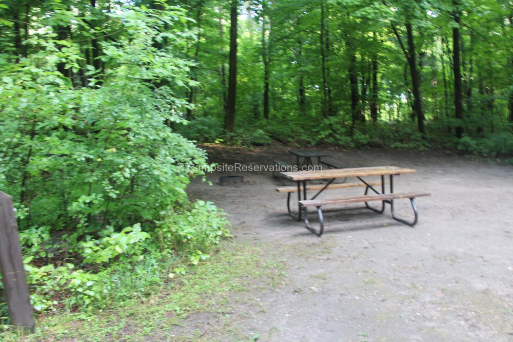 Photo of Campsite 130 in Hilltop Campground at Bass Lake Provincial ...