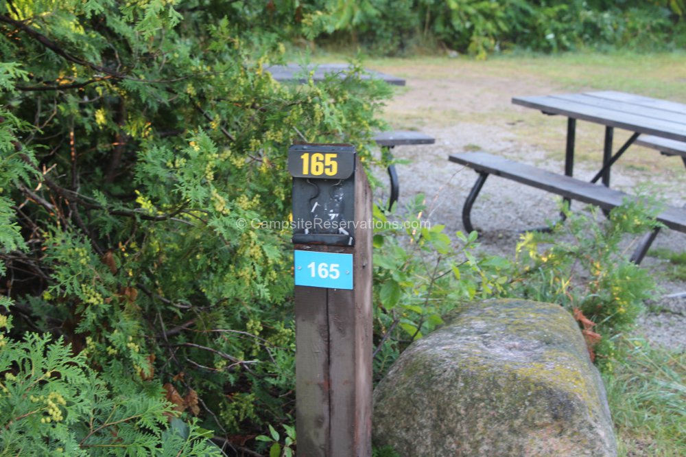 Photo of Campsite 165 in Hilltop Campground at Bass Lake Provincial ...