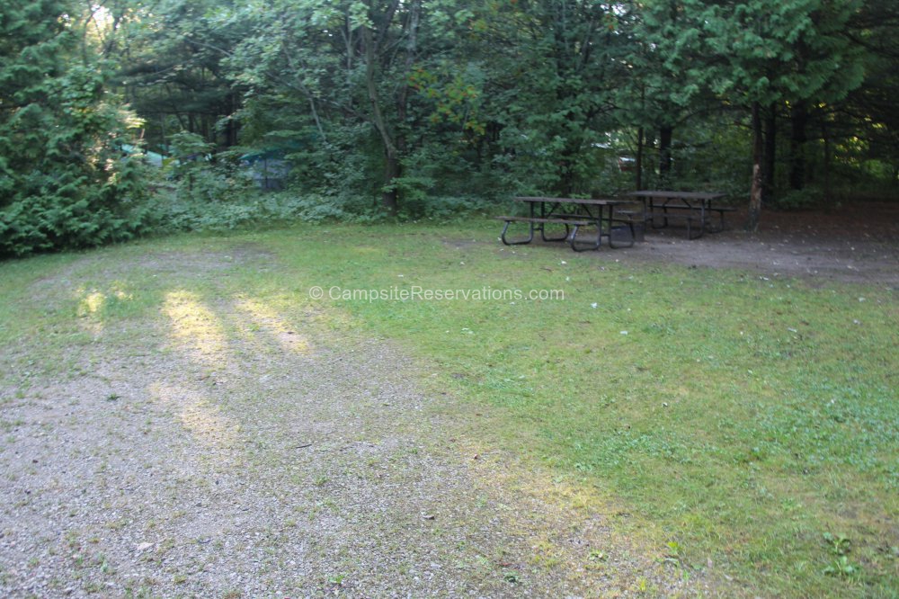 Photo of Campsite 221 in Lakeview Campground at Bass Lake Provincial ...