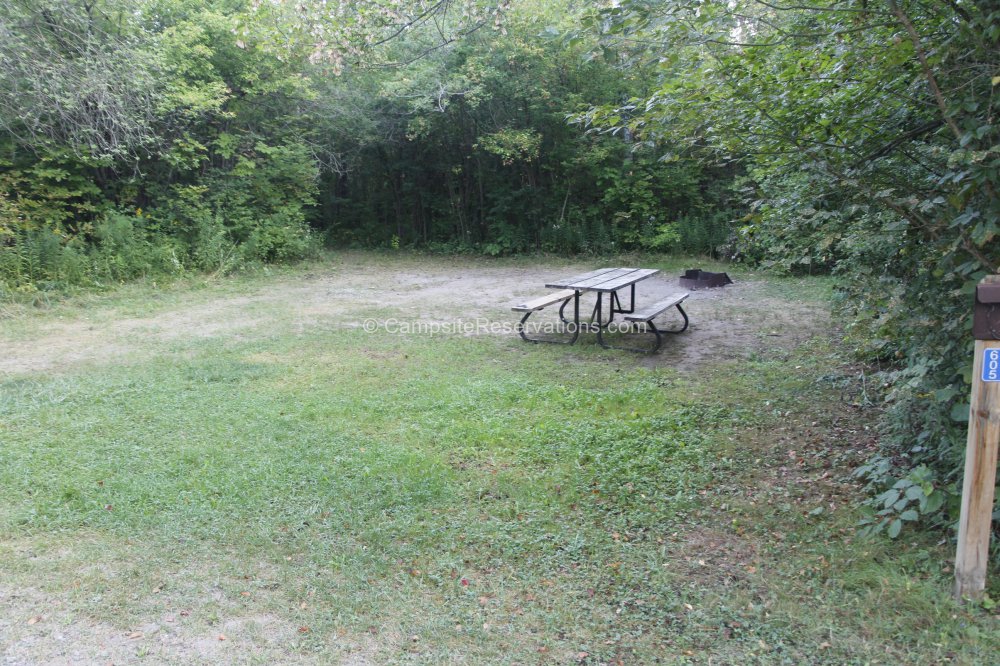 Photo of Campsite 605 in Trillium Woods Campground at Earl Rowe ...