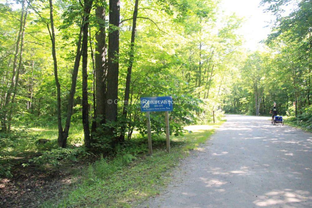 Poplar Campground at Grundy Lake Provincial Park, Ontario, Canada