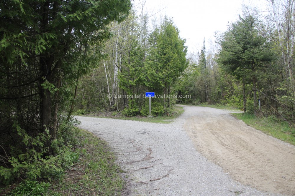 Gunn Point Campground at Inverhuron Provincial Park, Ontario, Canada