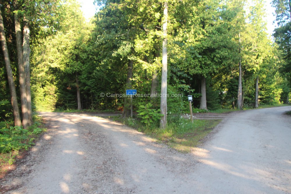 Lime Kiln Campground at Inverhuron Provincial Park, Ontario, Canada