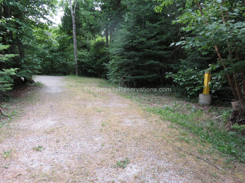 Photo of Campsite 02 in Gunn Point Campground at Inverhuron Provincial ...