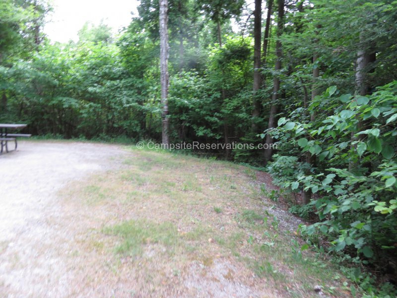 Photo of Campsite 02 in Gunn Point Campground at Inverhuron Provincial ...