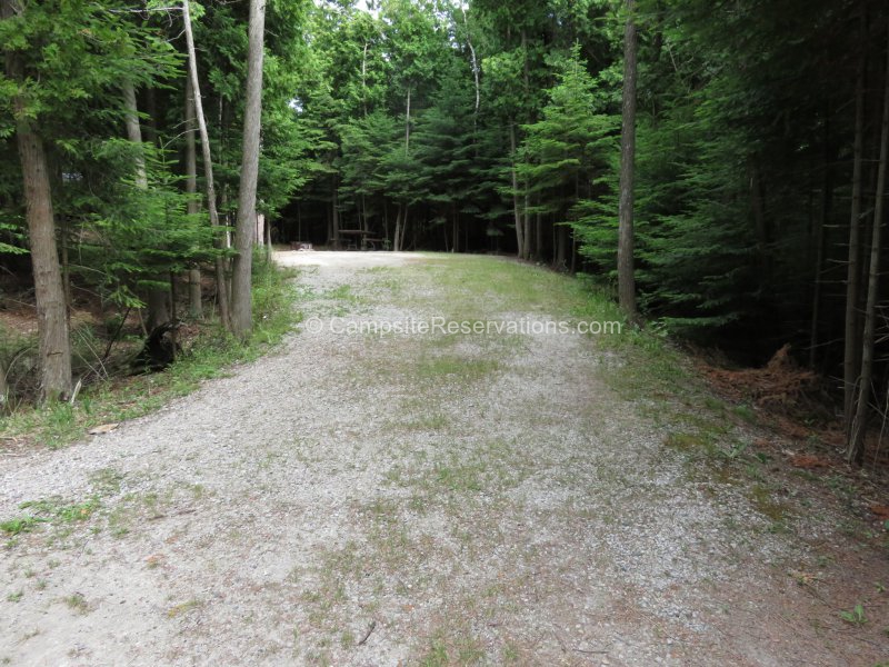 Photo of Campsite 16 in Gunn Point Campground at Inverhuron Provincial ...