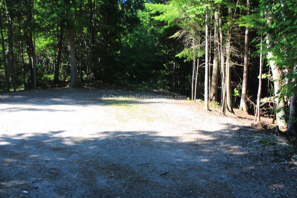 Campsite 176 in Lime Kiln Campground at Inverhuron Provincial Park ...