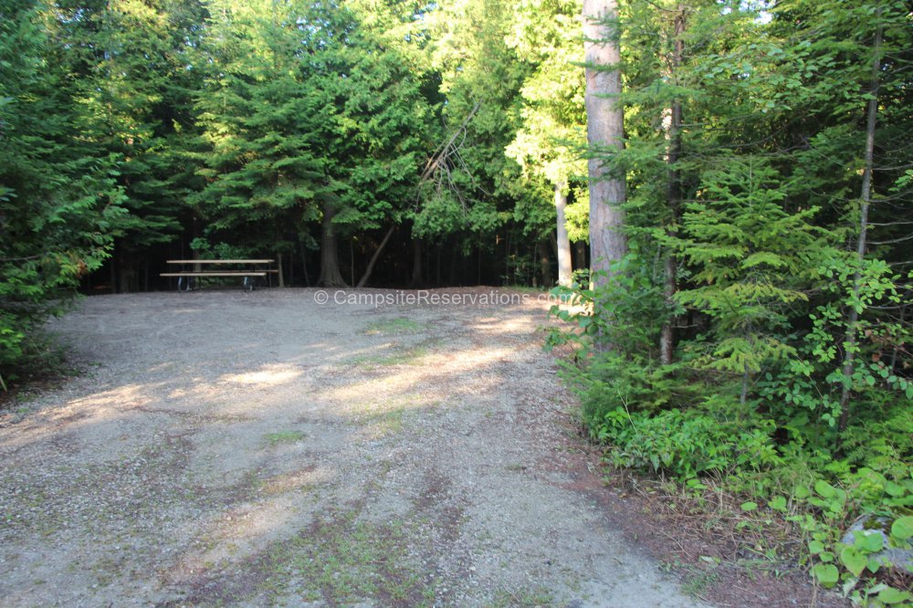 Photo of Campsite 180 in Lime Kiln Campground at Inverhuron Provincial ...