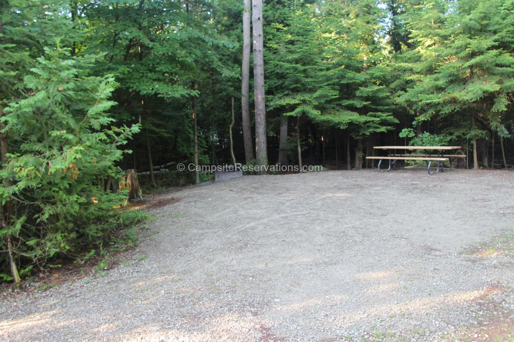 Photo of Campsite 180 in Lime Kiln Campground at Inverhuron Provincial ...