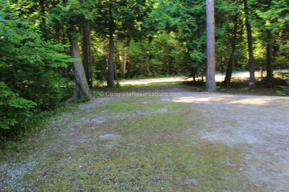 Photo of Campsite 25 in Gunn Point Campground at Inverhuron Provincial ...