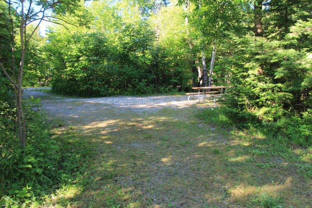 Photo of Campsite 43 in Gunn Point Campground at Inverhuron Provincial ...