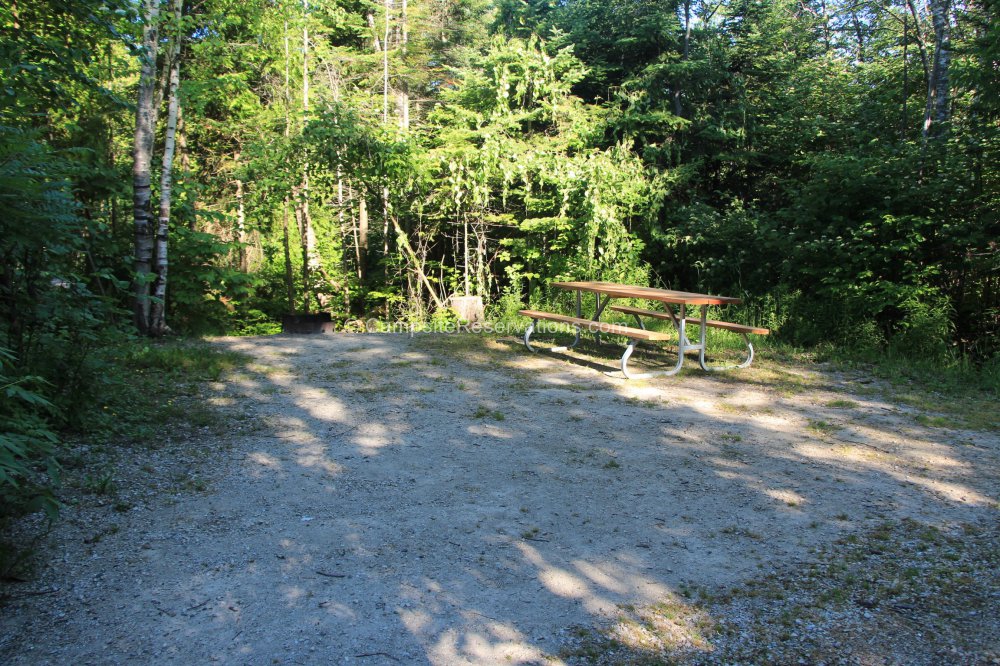Photo of Campsite 43 in Gunn Point Campground at Inverhuron Provincial ...