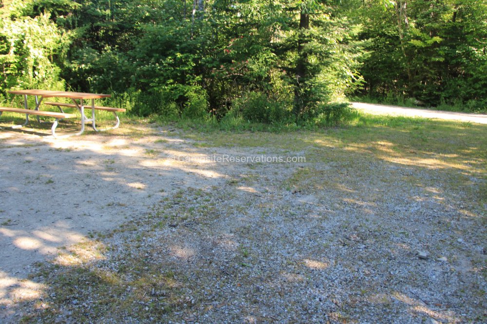Photo of Campsite 43 in Gunn Point Campground at Inverhuron Provincial ...